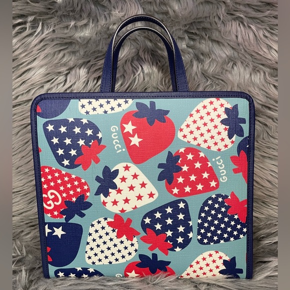 Gucci | Bags | Euc Authentic Gucci Strawberry Star Handbag | Poshmark